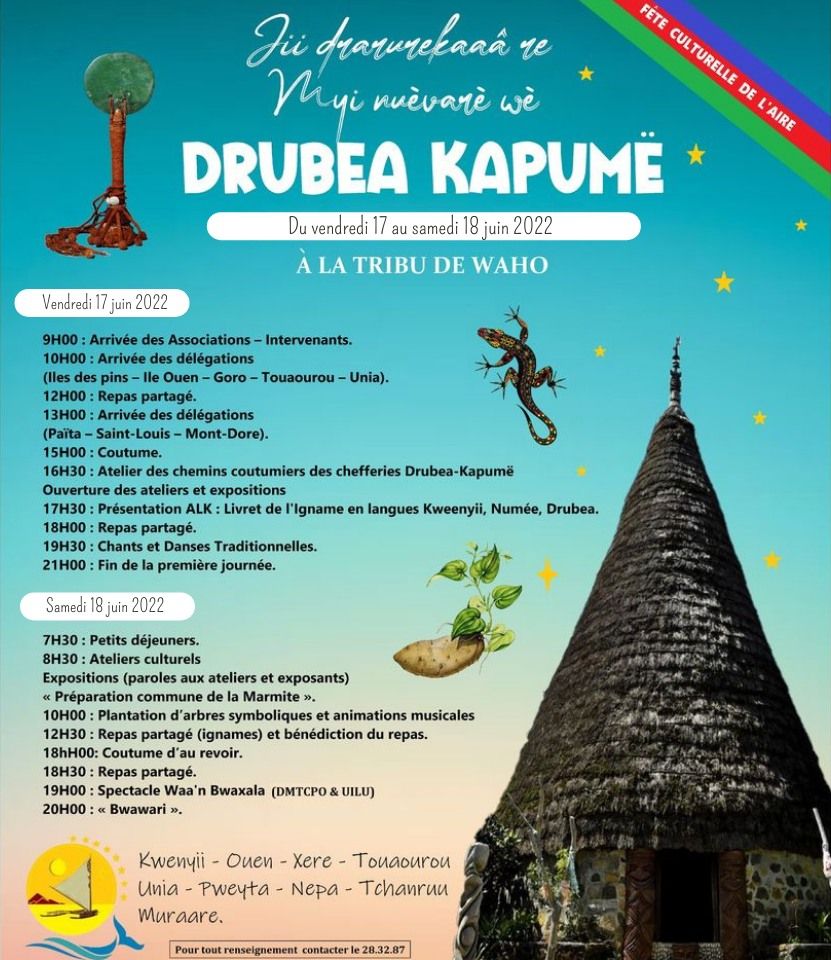 Fête culturelle de laire coutumière DRUBEA KAPUMË_Tribu de Waho ...