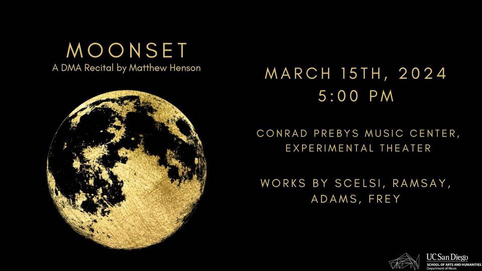 Matthew Henson, double bass - DMA Recital at UC San Diego Conrad Prebys ...