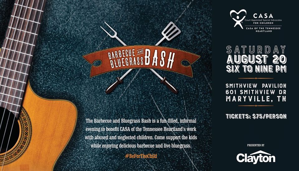 BBQ &Bluegrass Bash | Smithview Pavilion, Maryville, TN | August 20, 2022