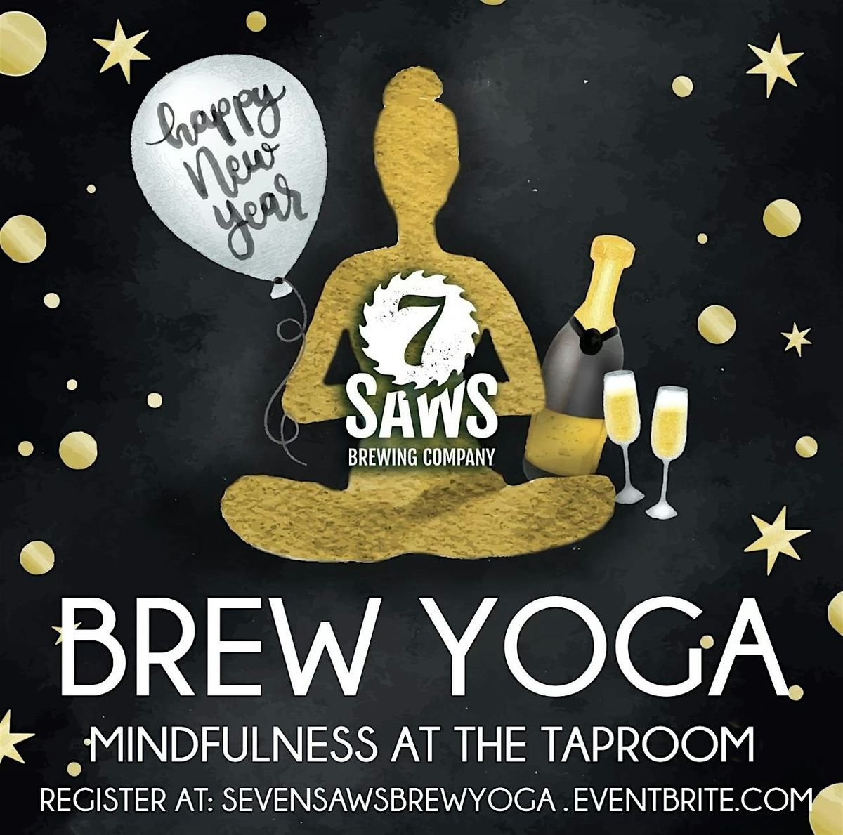 Night Brew Yoga at Seven Saws Brewing Company, Holden on 26th January, 2026