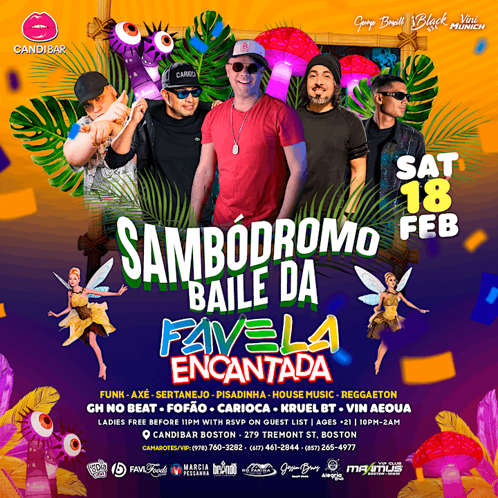 FAVELA ENCANTADA @ Candibar | Guestlist (Must Submit RSVP) at Candibar ...