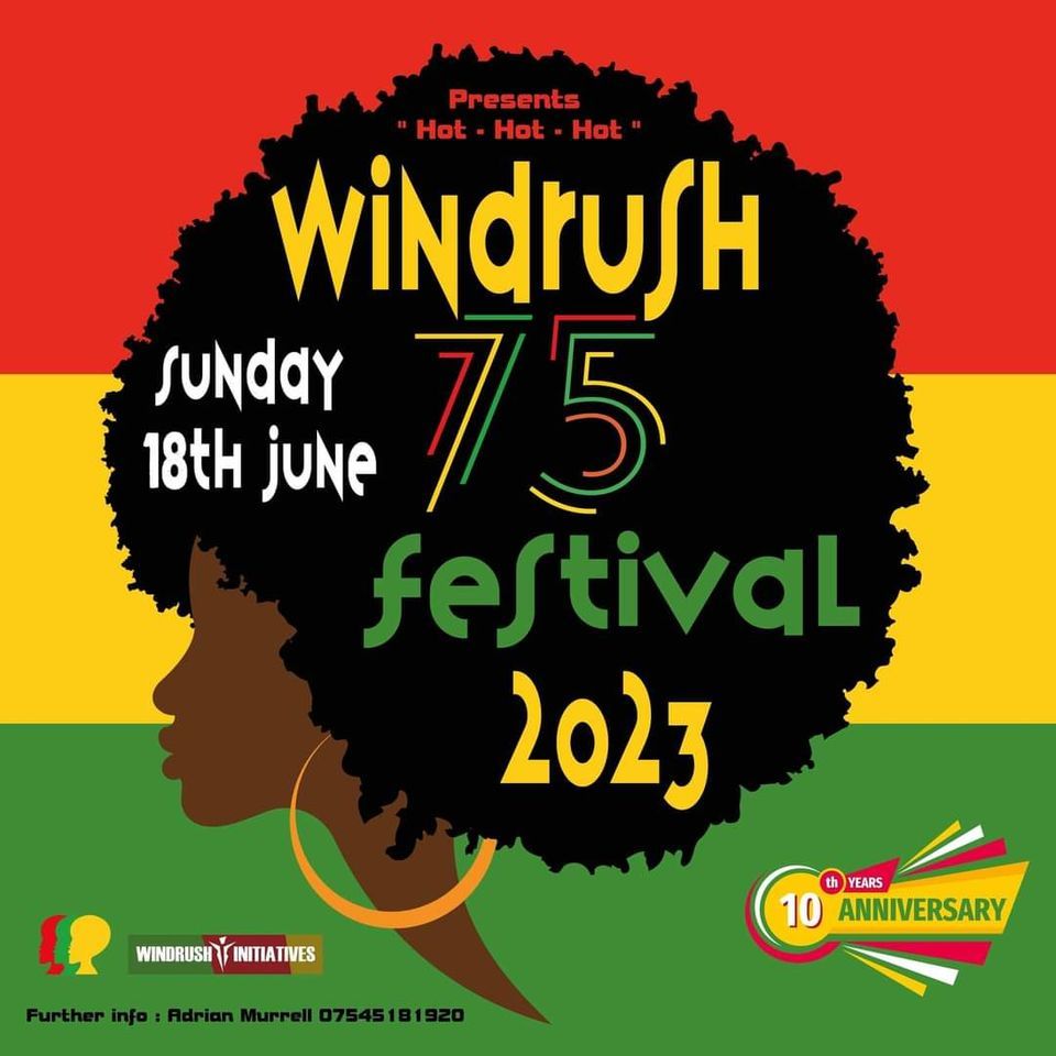 Windrush Festival 75 at Avenham and Miller Parks, Preston on 18th June, 2023