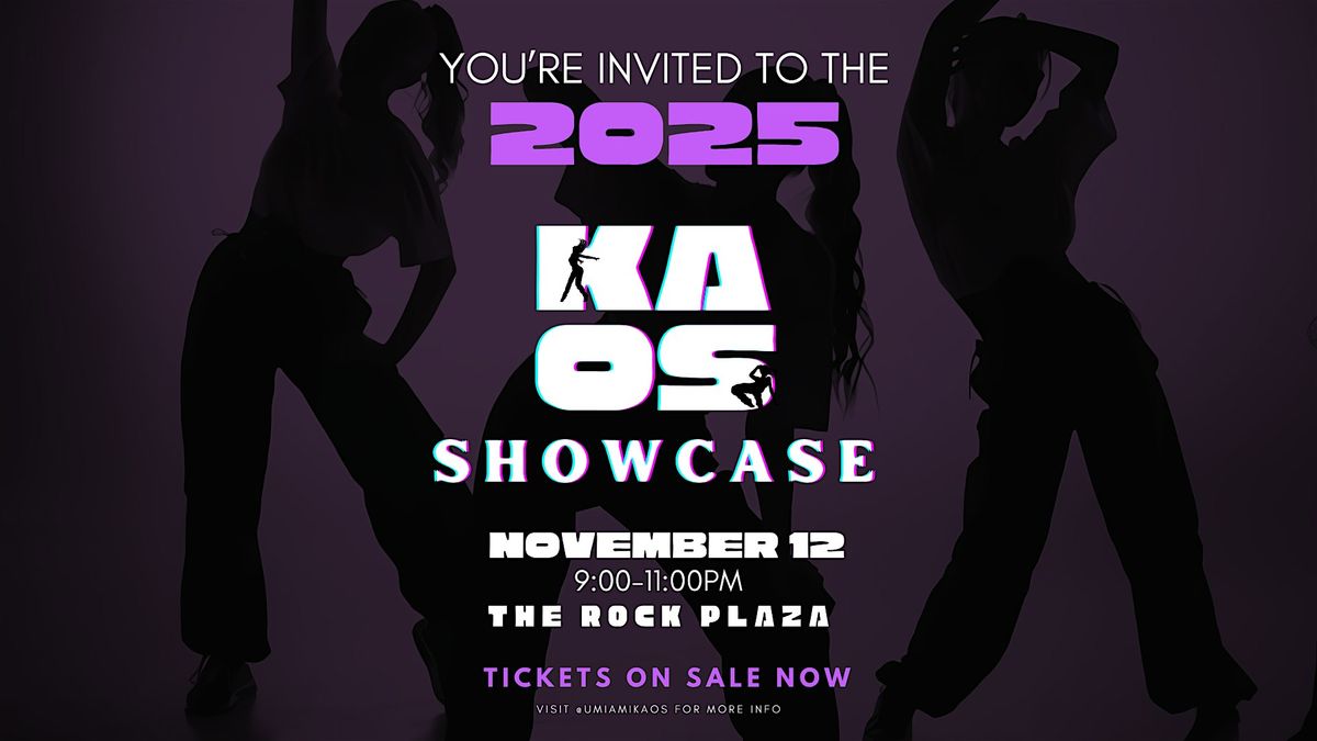 KAOS Showcase Fall 25 at University of Miami, Coral Gables on 12th ...