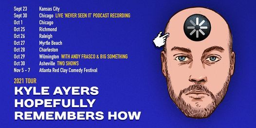 Live Comedy w/ Kyle Ayers & Jordan Scott Huggins at Charleston Pour ...