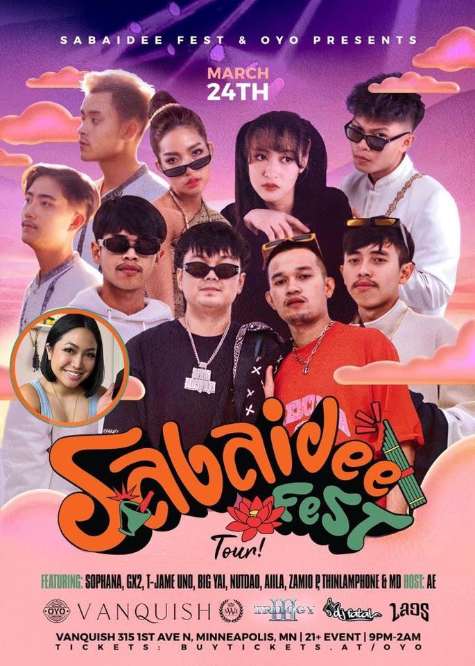 Sabaidee Fest Tour Minneapolis | Vanquish Night Club | Friday March 24, 2023 | SOLD OUT ...