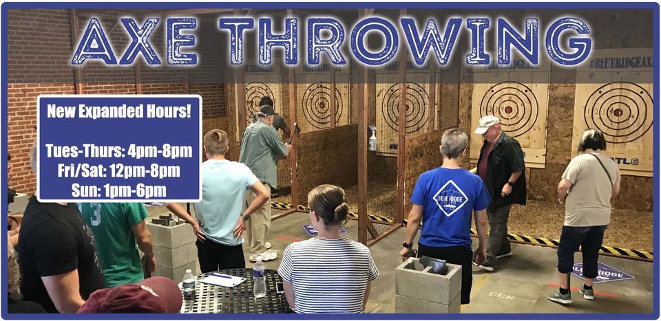 BRAX WATL Axe Throwing League - Hatchet at Blue Ridge Axe Throwing ...
