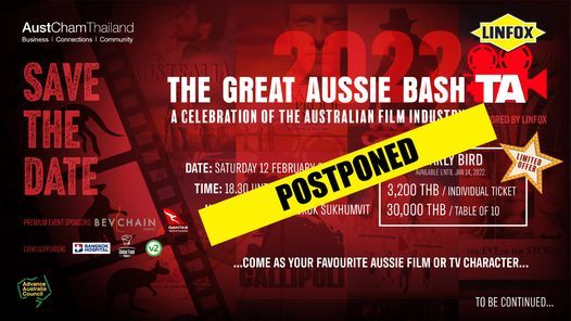 *POSTPONED* AUSTCHAM The Great Australian Bash 2022 sponsored by Linfox ...