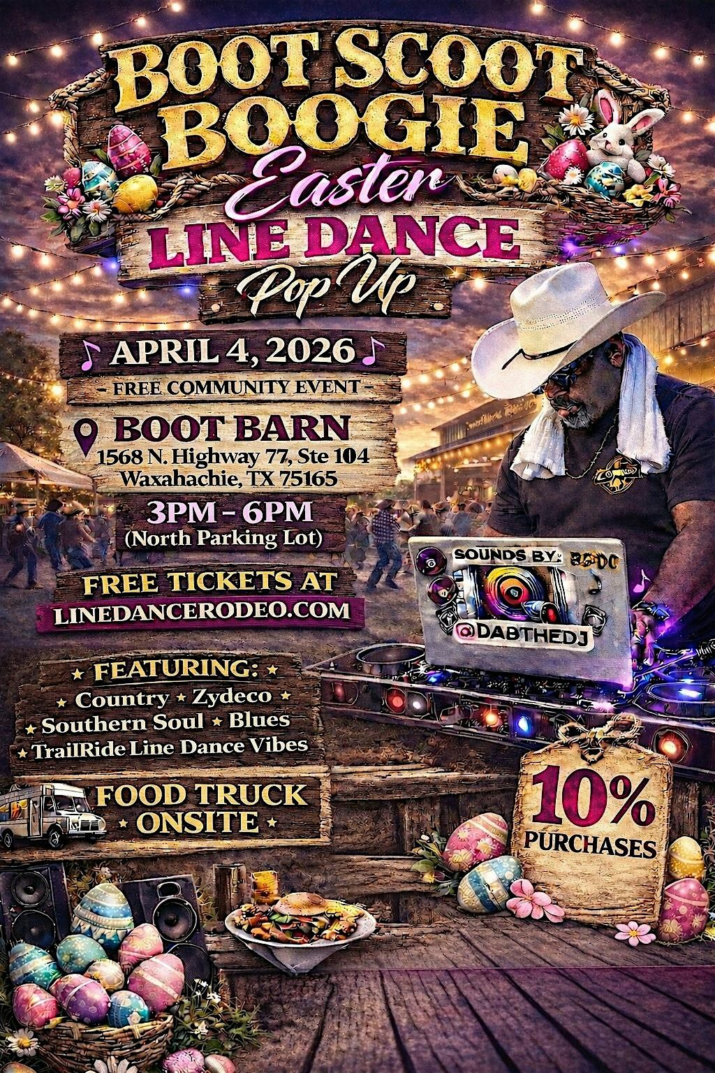 Boot Scoot Boogie Line Dance Pop Up (Boot Barn, Waxahachie) at Boot ...