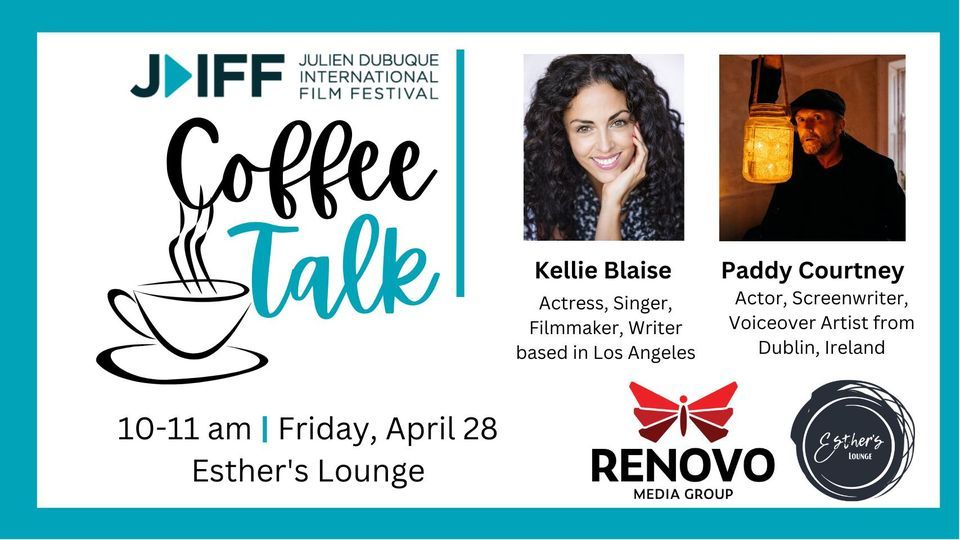 JDIFF Coffee Talk: Kellie Blaise & Paddy Courtney at Esther's Lounge ...