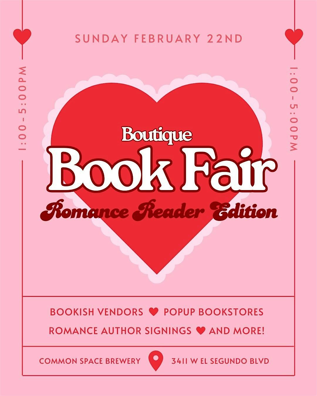 Boutique Book Fair: Romance Reader Edition • EARLY ACCESS Tickets at ...