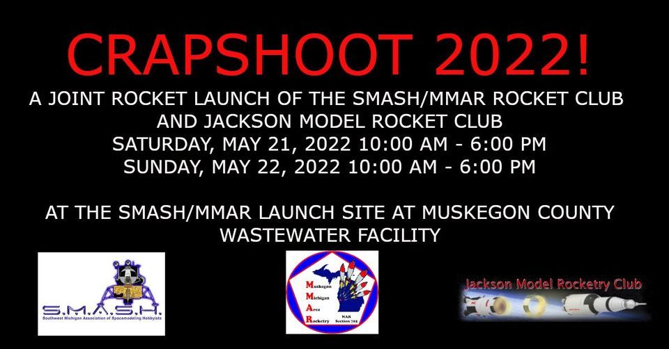 CRAPSHOOT 2022! Themed Sport Launch - Cluster/Staged Rockets at ...