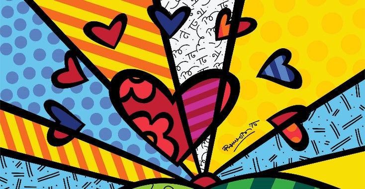 Art Lab: Romero Britto Inspired Heart Art at Twinbrook Library ...