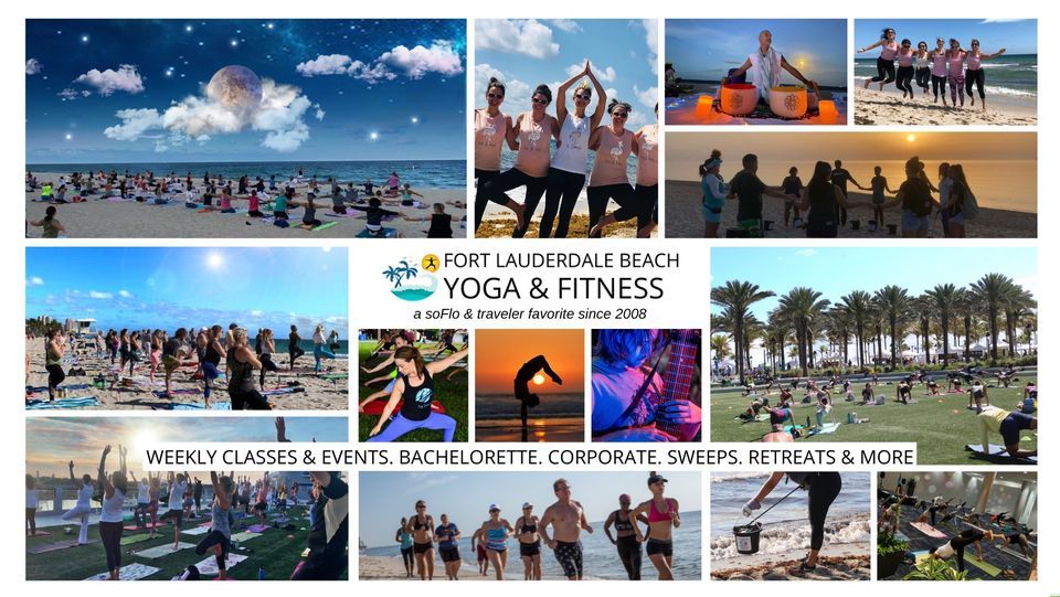 Corporate Beach Yoga & Team Building at Pompano Beach Pier on 25th ...