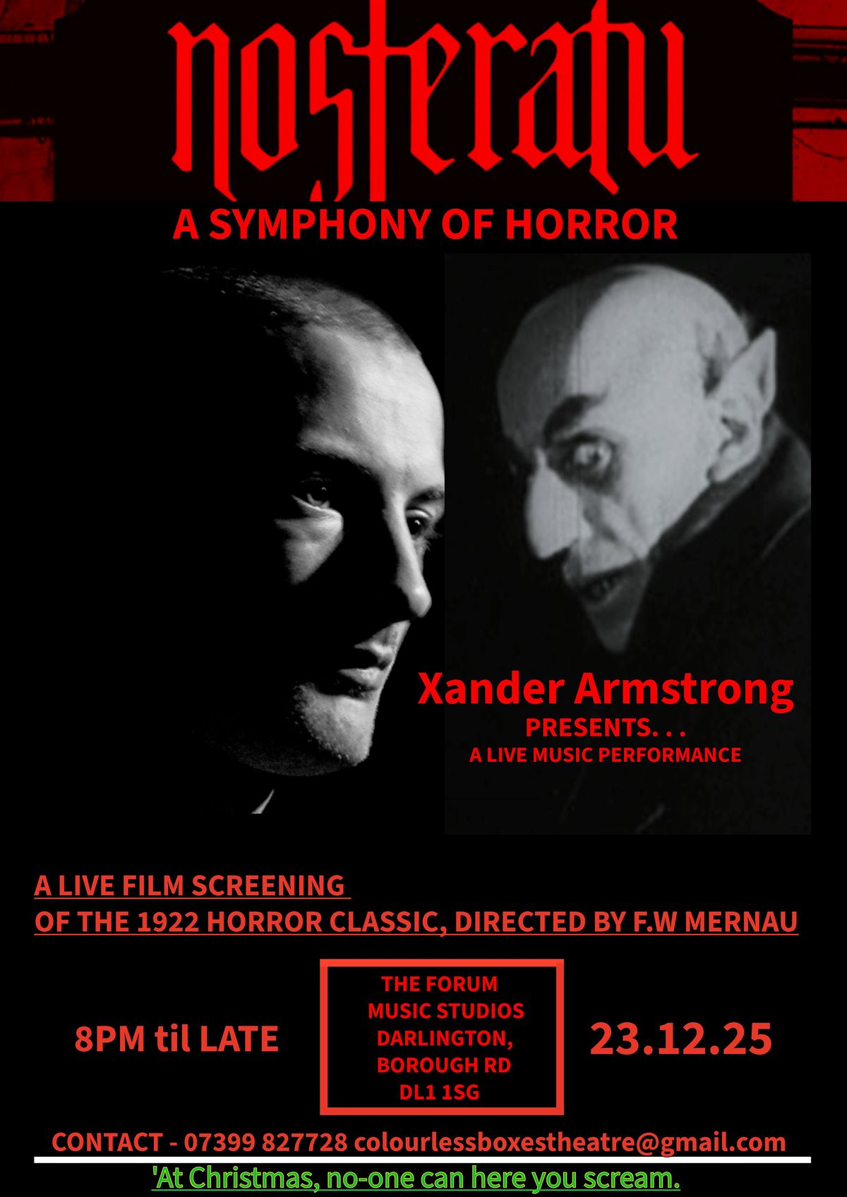 Nosferatu A Symphony Of Horror - Christmas Horror Movie Night at The ...