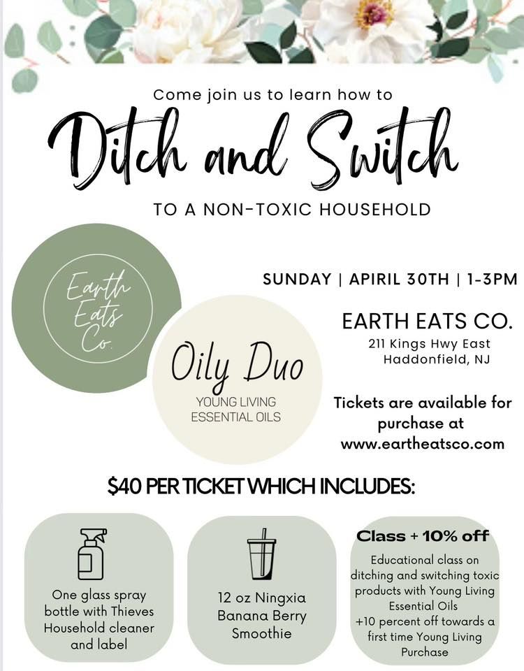 Ditch & Switch to a Non-Toxic Household | Earth Eats Co., Jackson, NJ ...