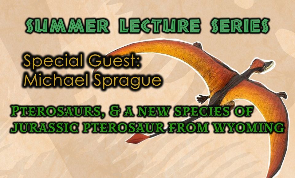 Michael Sprague - Pterosaurs, & a new species of Jurassic Pterosaur ...