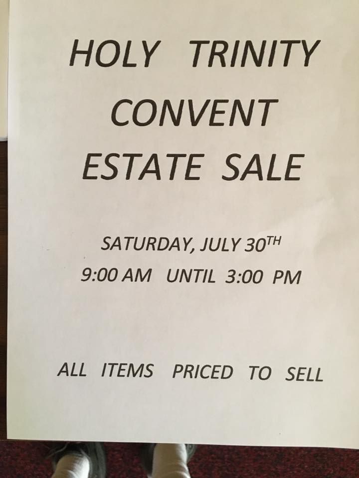 Holy Trinity Convent “Estate Sale” | 1218 Lincoln Ave, Utica, NY 13502 ...