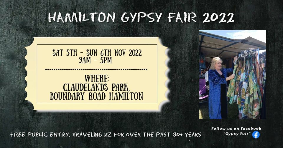 Hamilton Gypsy Fair 2022 | Claudelands Park, Hamilton, WK | November 5 ...