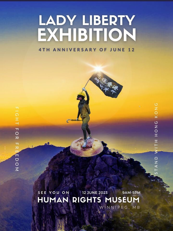 Lady liberty exhibition and 4th anniversary of June 12 at Canadian ...