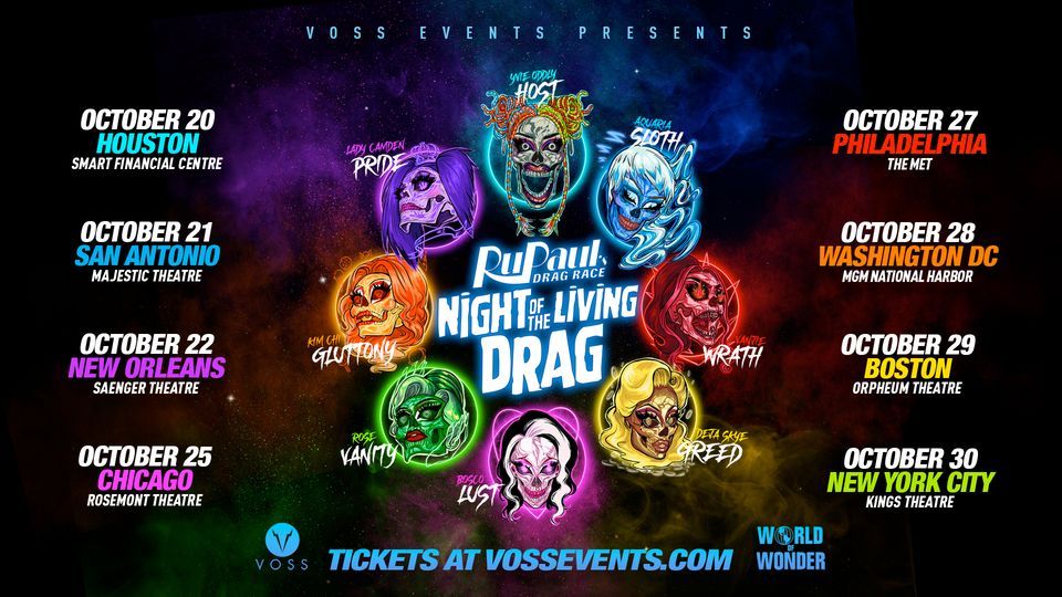 RuPauls Drag Race Night of the Living Drag | The Met Philly ...