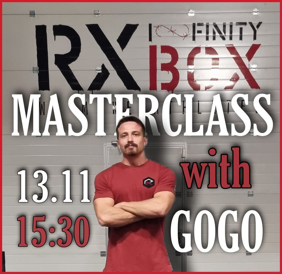 MASTERCLASS with GOGO at RX Infinity Box, Sofia on 13th November, 2022