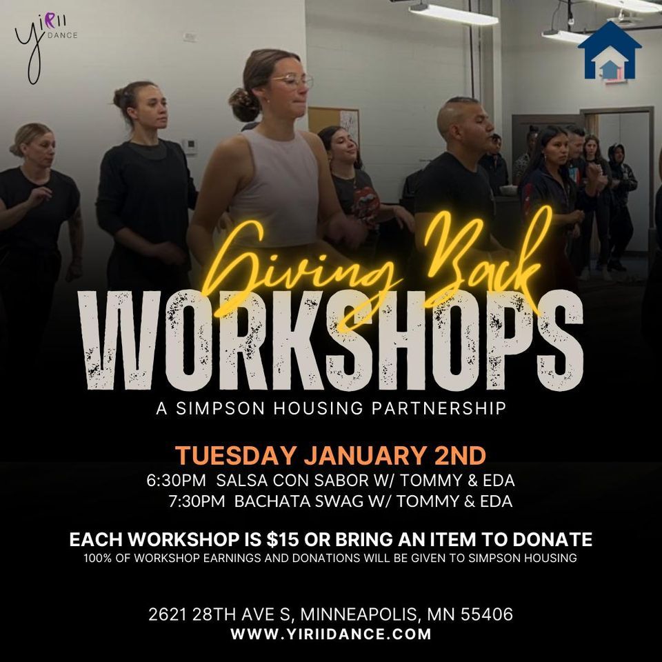 Yirii Annual Giving Back Workshops | Yirii Dance Studio - 2621 28th Ave ...