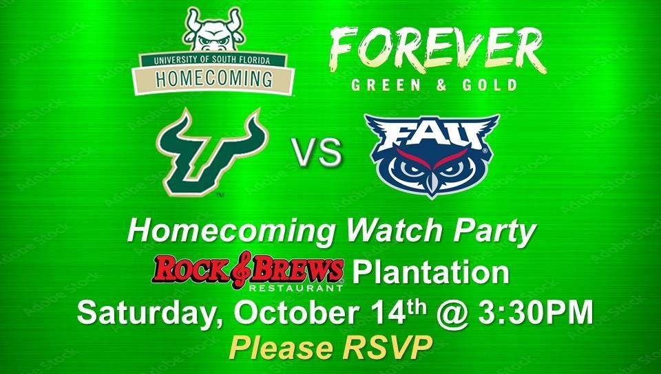 Homecoming USF v FAU | Rock & Brews Plantation | October 14, 2023
