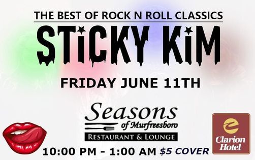 STiCKY KiM @ Seasons | Seasons of Murfreesboro Restaurant & Lounge ...