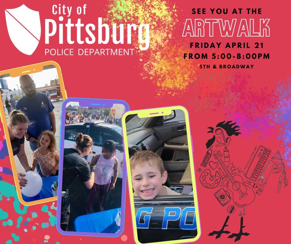 2023 Spring ArtWalk | Downtown Pittsburg, Kansas | April 21, 2023