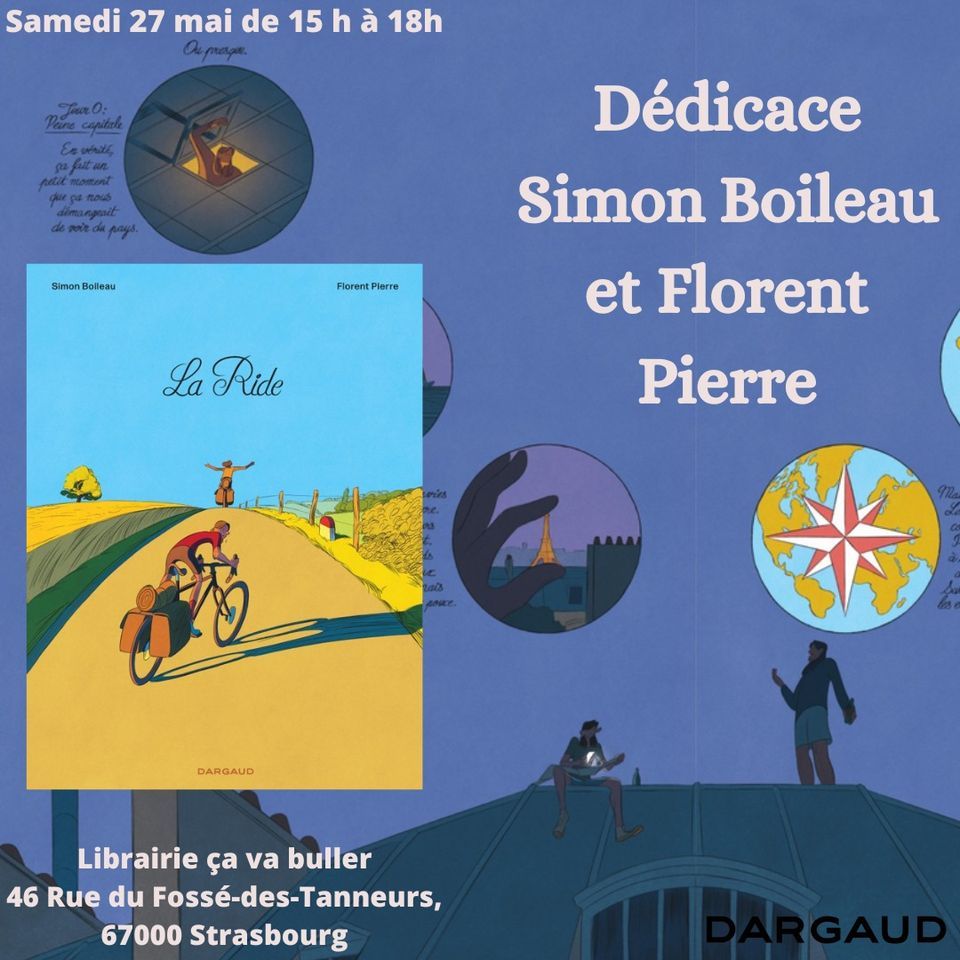 Simon BOILEAU et Florent PIERRE en dédicace pour "La Ride" at Ça Va ...