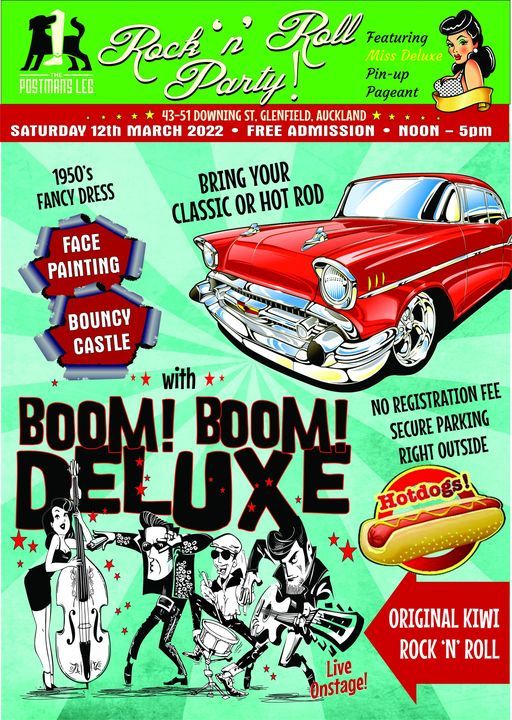 POSTMANS LEG ROCK N ROLL PARTY with BOOM! BOOM! DELUXE | The Postman's ...