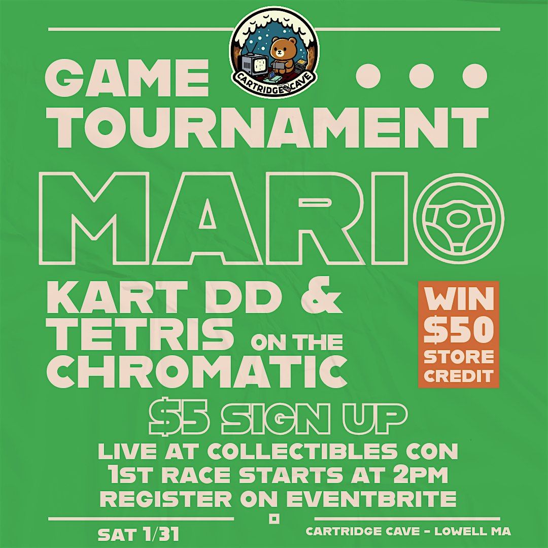 Game Tournament @ Cartridge Cave - Live from the Collectibles ...