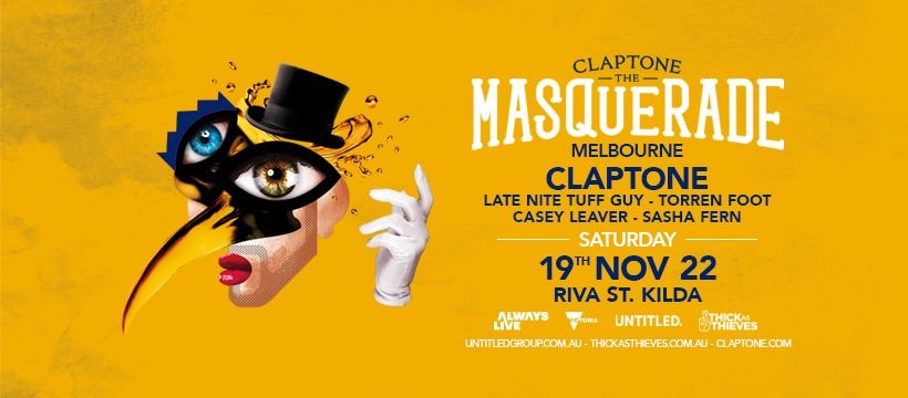 Claptone — The Masquerade Melbourne | Riva St Kilda, Melbourne, VI ...