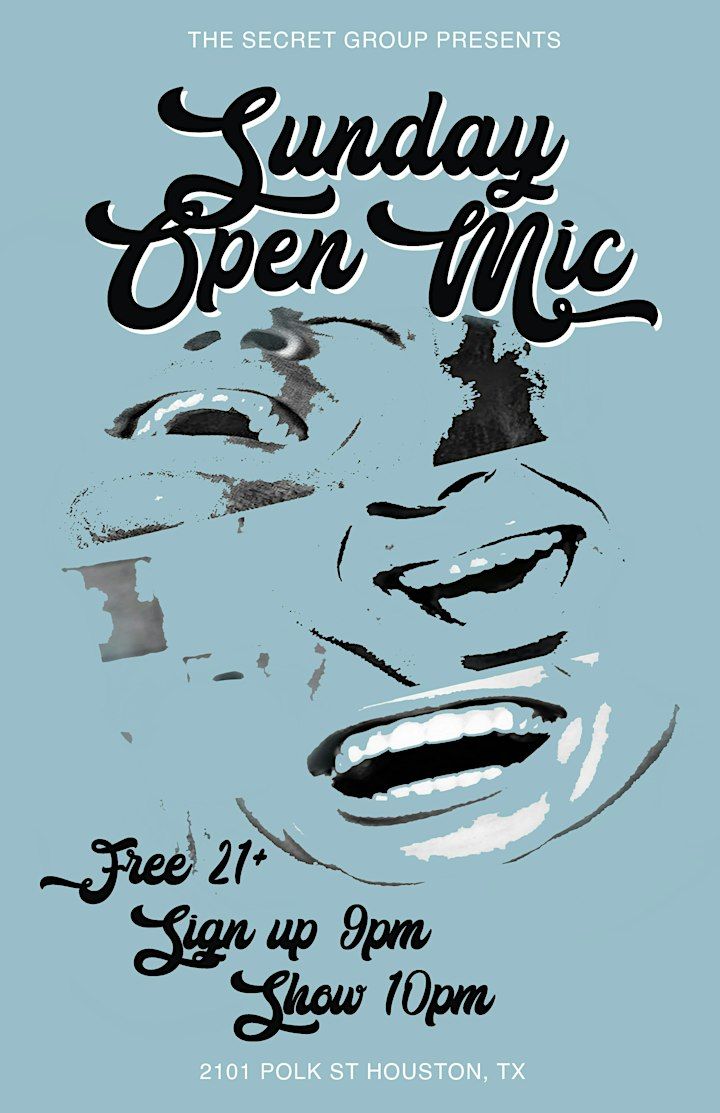 The Secret Group Open Mic at The Secret Group, Houston on 7th January, 2024