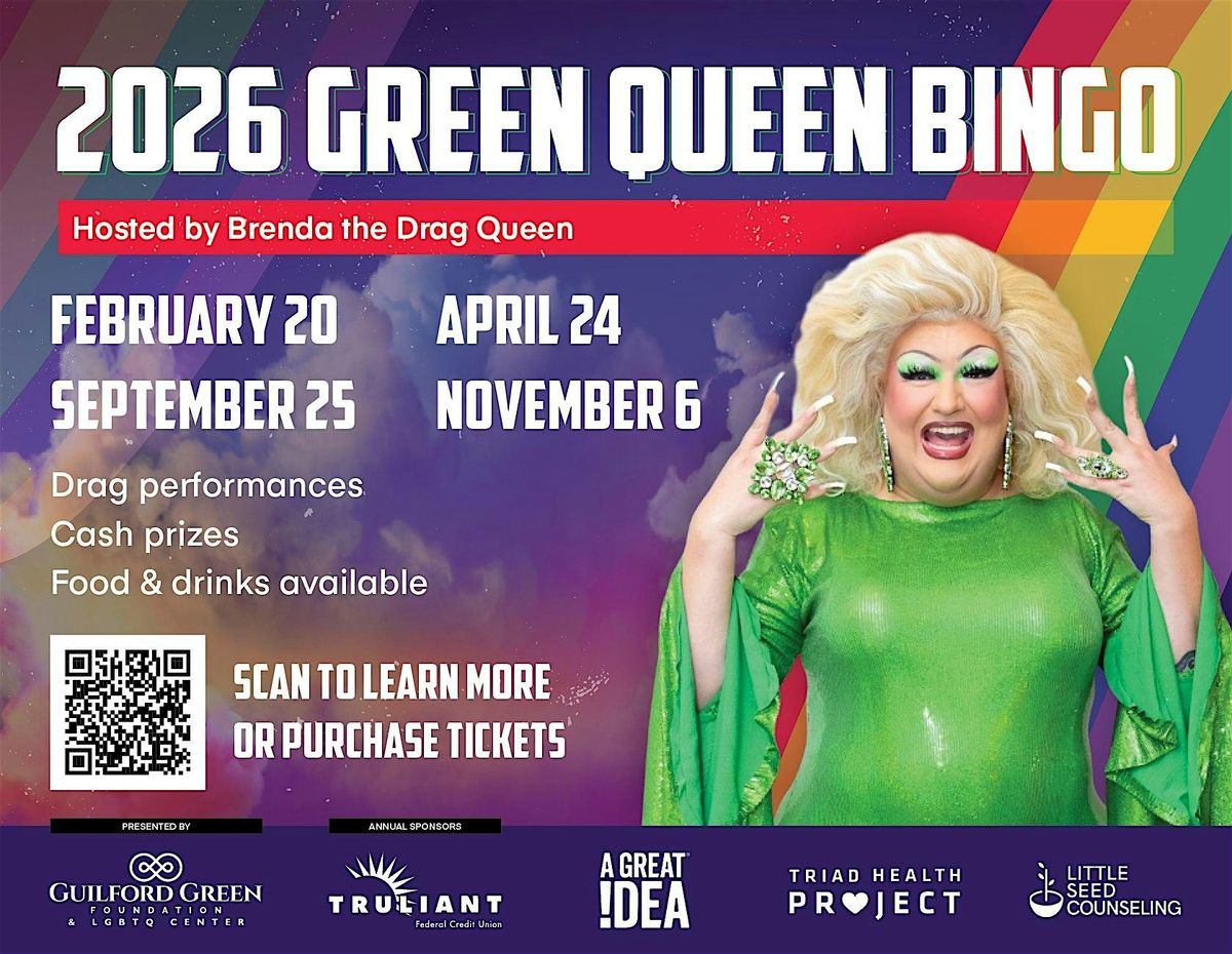 Volunteer for Green Queen Bingo 2026 at Piedmont Hall, Greensboro on ...