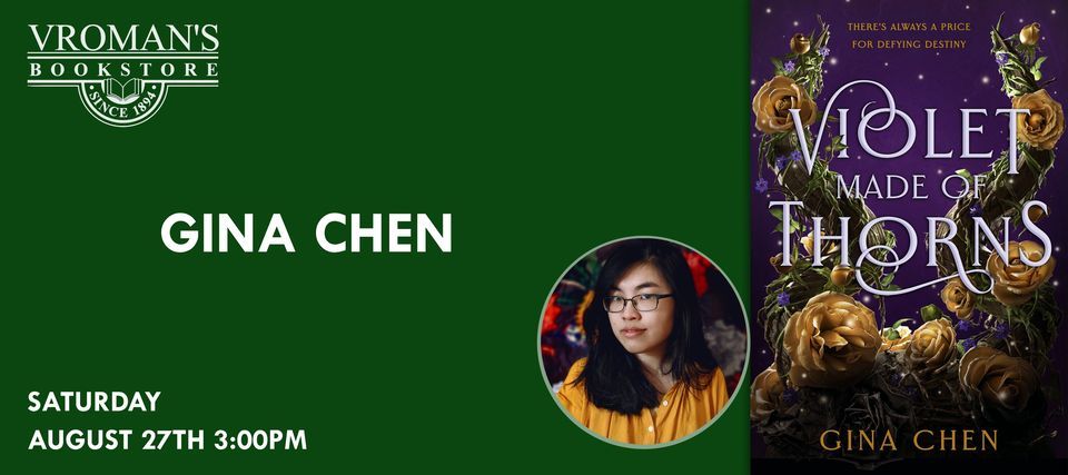 Gina Chen discusses Violet Made of Thorns | Vroman's Bookstore ...
