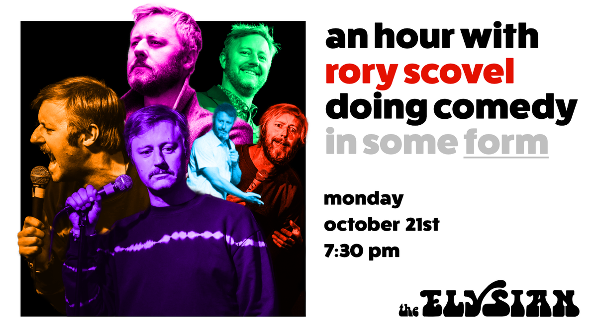 Rory Scovel | Dead Crow Comedy Room, Wilmington, NC | May 30 to June 1