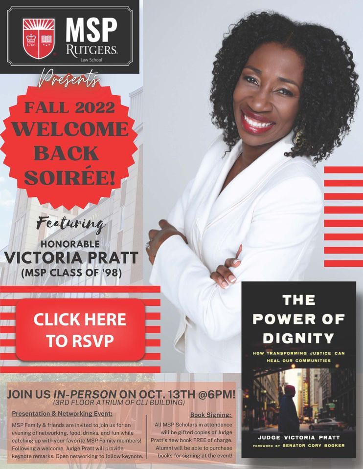 Fall 2022 Welcome Back Soiree! | Rutgers School of Law – Newark ...