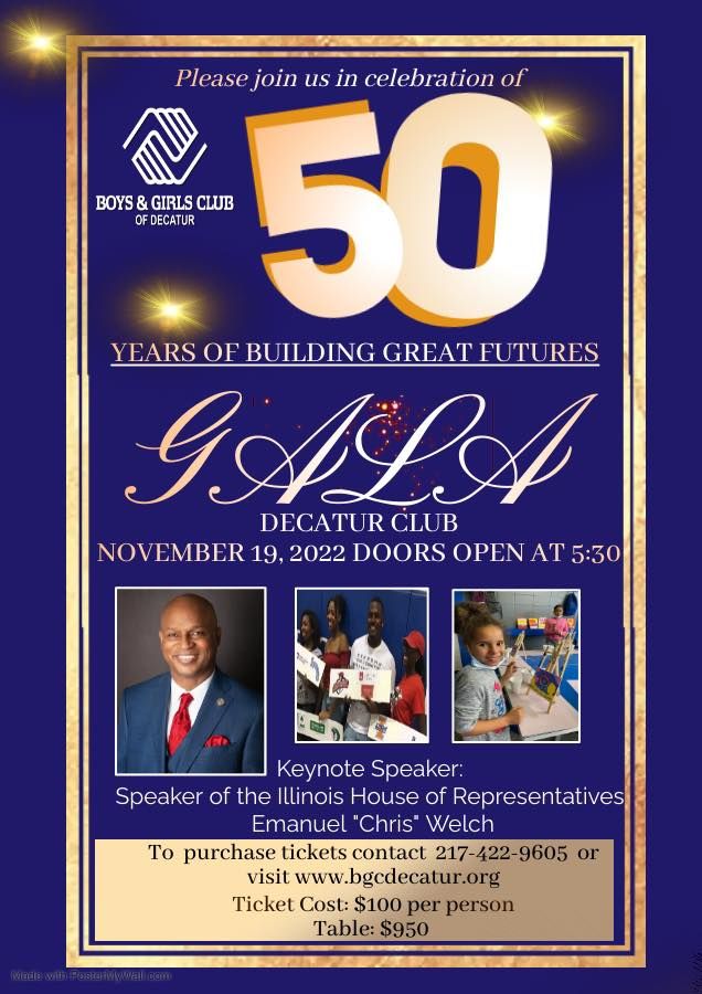 Boys & Girls Club of Decatur 50th Anniversary Gala | Decatur Club ...