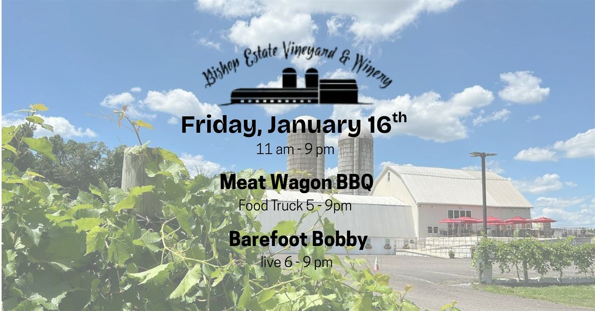 Meat Wagon Food Truck with Barefoot Bobby Live at Bishop Estate at ...