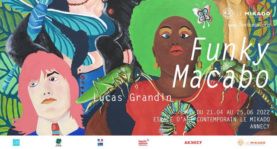 Les Matinales : visite commentée de lexposition Funky Macabo at Espace ...