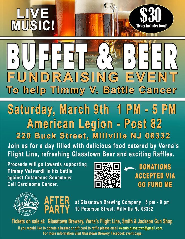 Buffet & Beer at the American Legion for Tim Valvardi in his battle ...