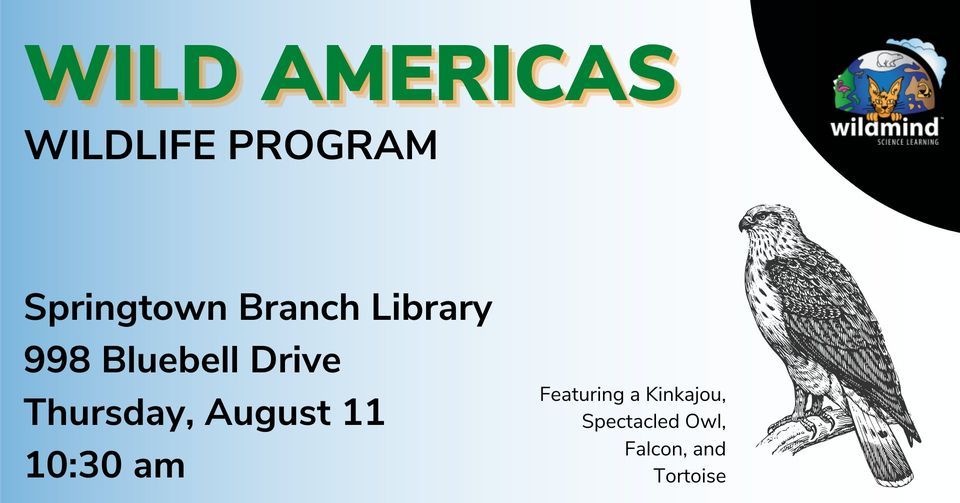 Wildlife Program by Wildmind Science Learning at Springtown Library at ...