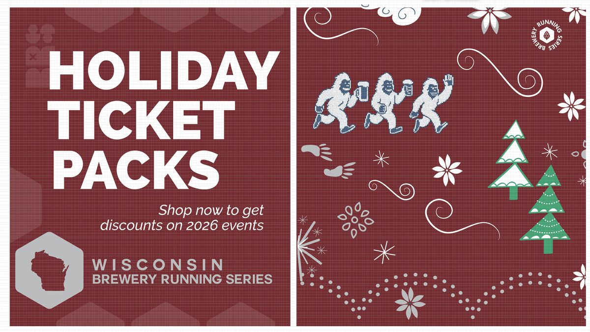 2026 Holiday Ticket Pack Sale | WI Brewery Running Series at Breweries ...