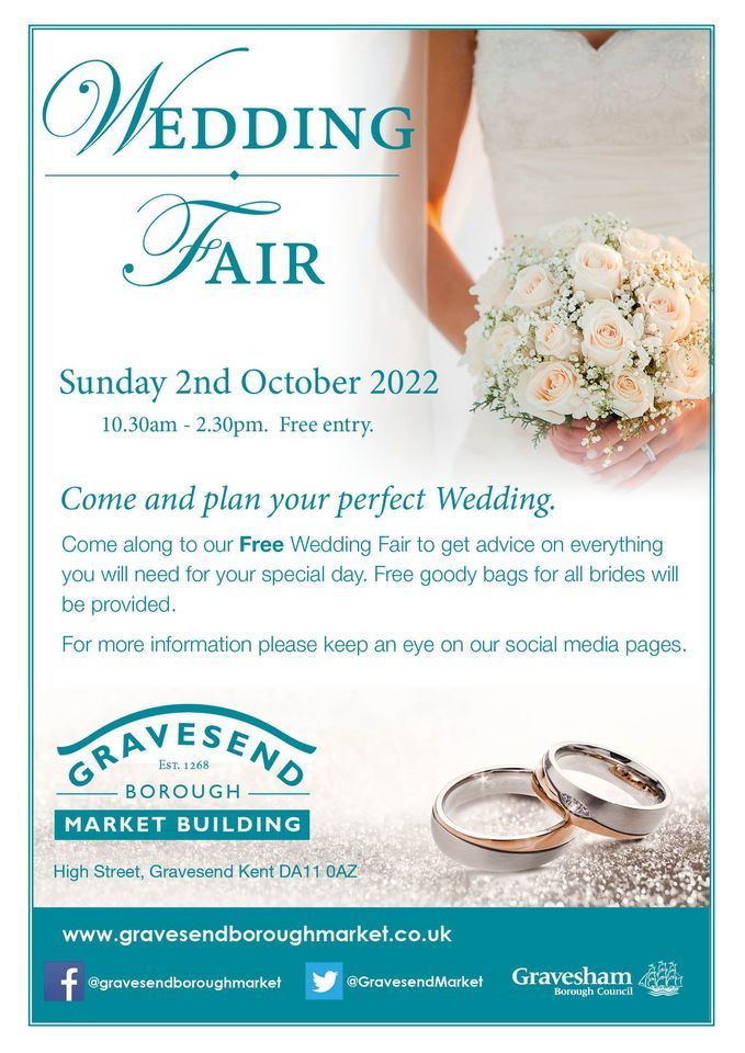 Gravesend Wedding Fair | Gravesend Borough Market | October 2, 2022