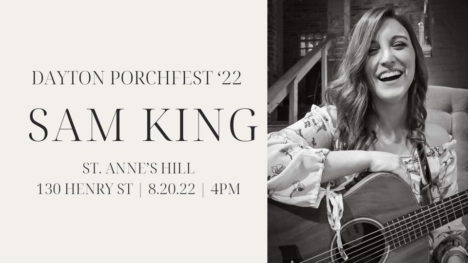 Sam King @ Dayton Porchfest 2022 at 130 Henry St, Dayton, OH 45403-2314 ...