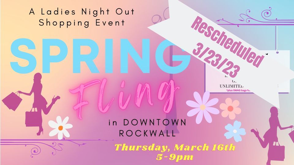 Spring Fling at Downtown Rockwall Texas on 23rd March, 2023