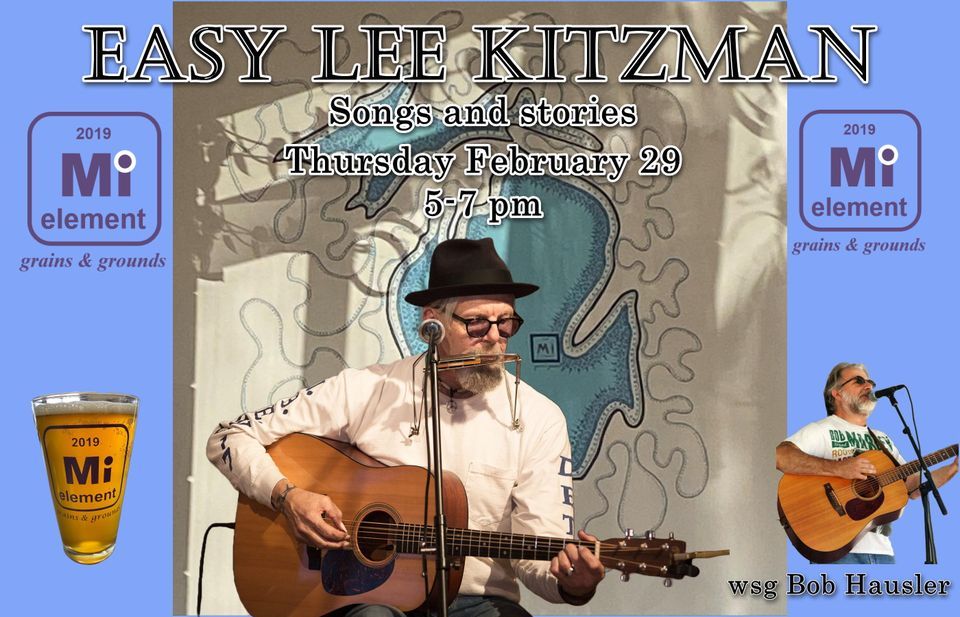 Detroit Folk music legend Lee Kitzman at MI Element Grains and Grounds ...