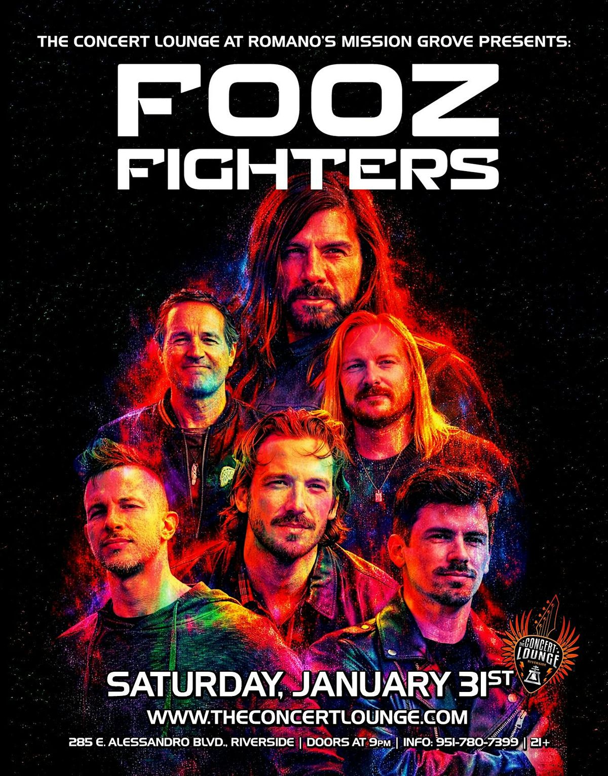 Foo Fighters Tribute by Fooz Fighters! at The Concert Lounge - Romano's ...
