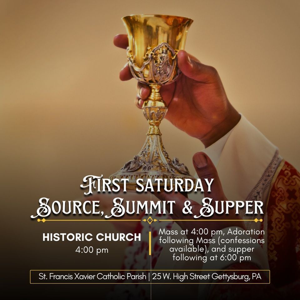 First Saturday Source, Summit, & Supper - SFX Young Adults at St ...